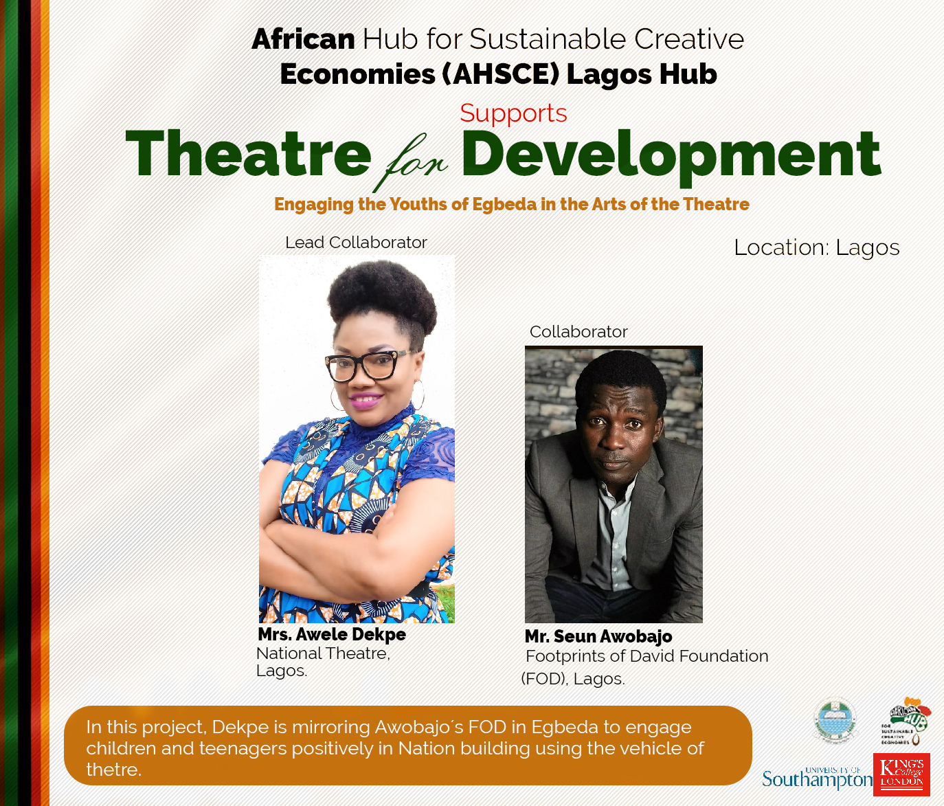 Theatre for Development – Creative Economies Africa